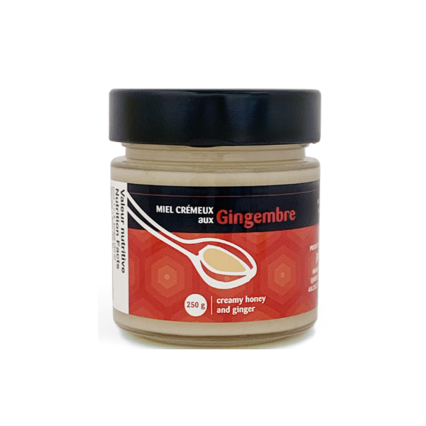Miel crémeux au gingembre | Intermiel Inc. | Aliments du Québec