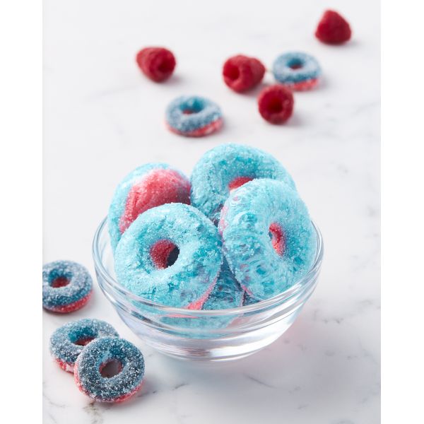 Freeze-dried Raspberry Rings | Lyo & Co. Inc. | Aliments du Québec