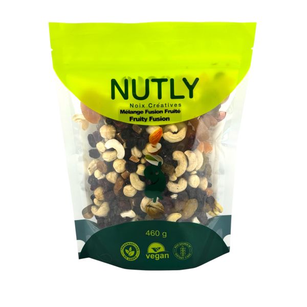 Nutly Mélange de fruits fusion | Pistachie de Ferme Verte inc ...