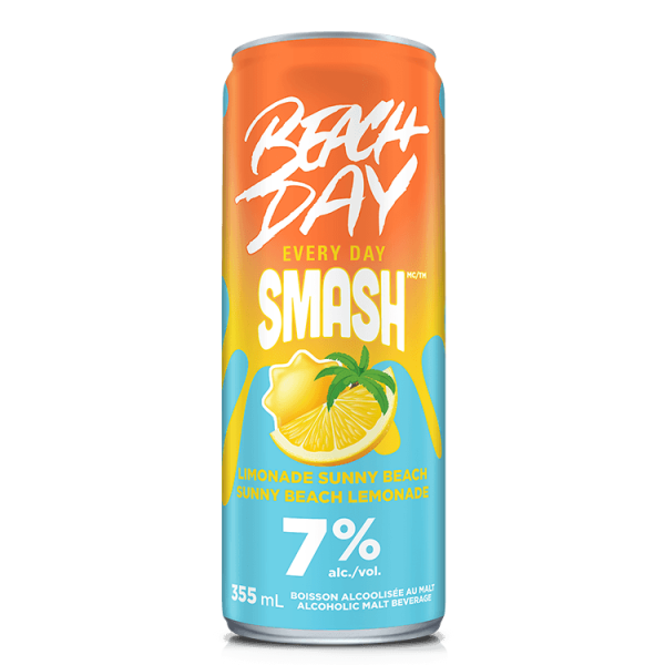 Beach Day Every Day Smash Limonade Sunny Beach | La Brasserie Labatt ...