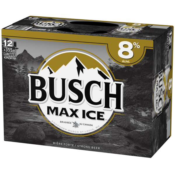 Bière - Busch Ice Max | La Brasserie Labatt Limitée | Aliments du Québec